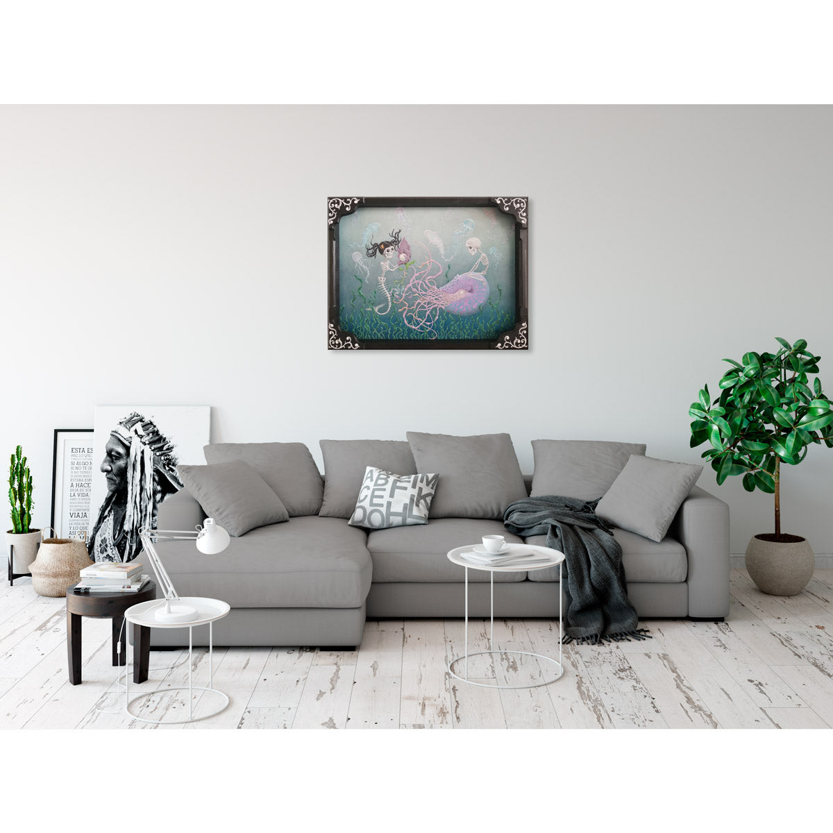 "Profundidad" Oil Painting on Wood by Eric Calvillo – Lyght Jewelers